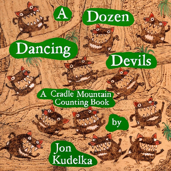 A Dozen Dancing Devils - A Cradle Mountain Counting Book | The Kudelka Shop